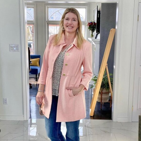 CAbi | Jackets & Coats | Cabi 623 Take 5 Topper Spring 2022 Small Euc ...